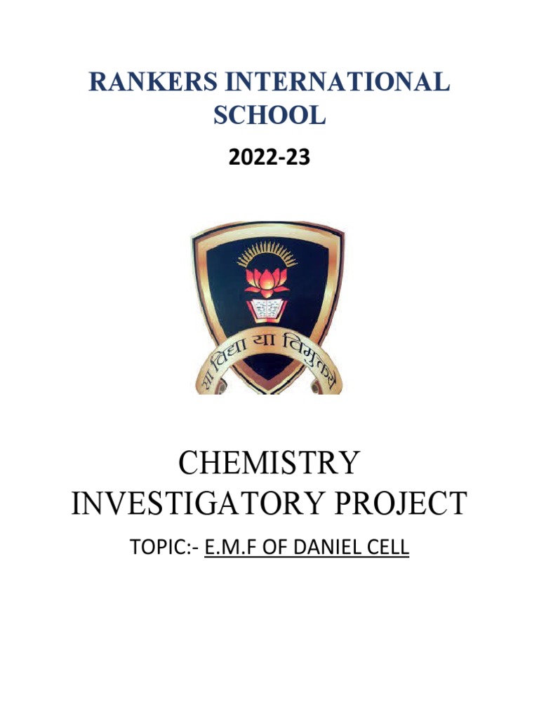 RANKERS INTERNATIONAL SCHOOL First Page | PDF