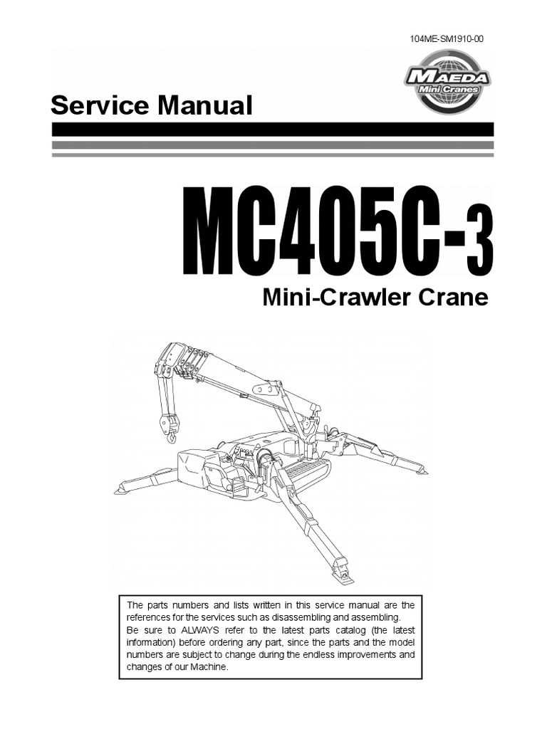 SM MC405 3 2020 | PDF | Crane (Machine) | Engines