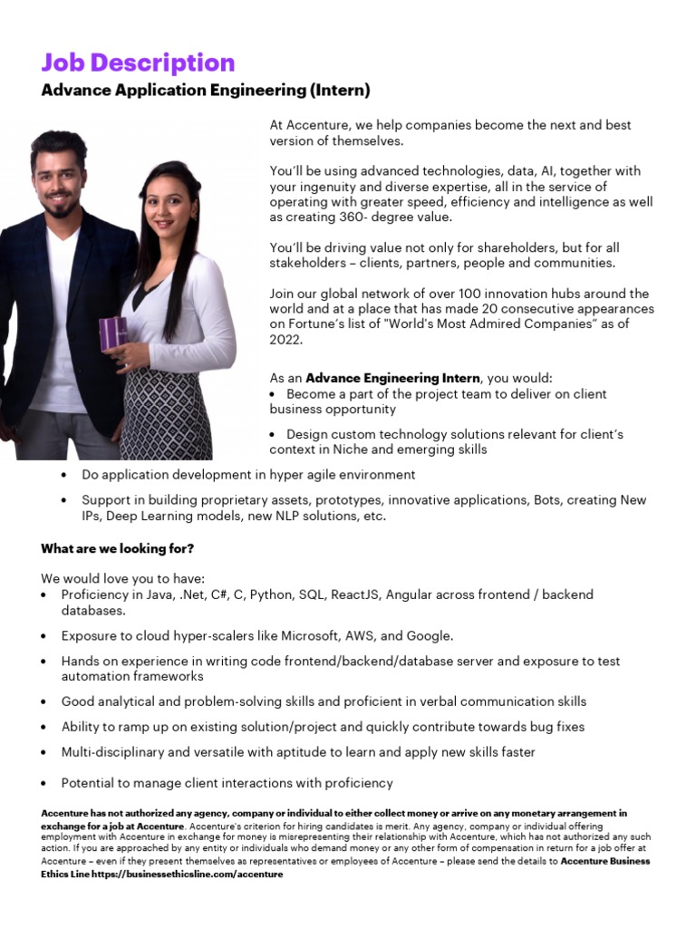 Accenture Intern | PDF | Databases | Cloud Computing