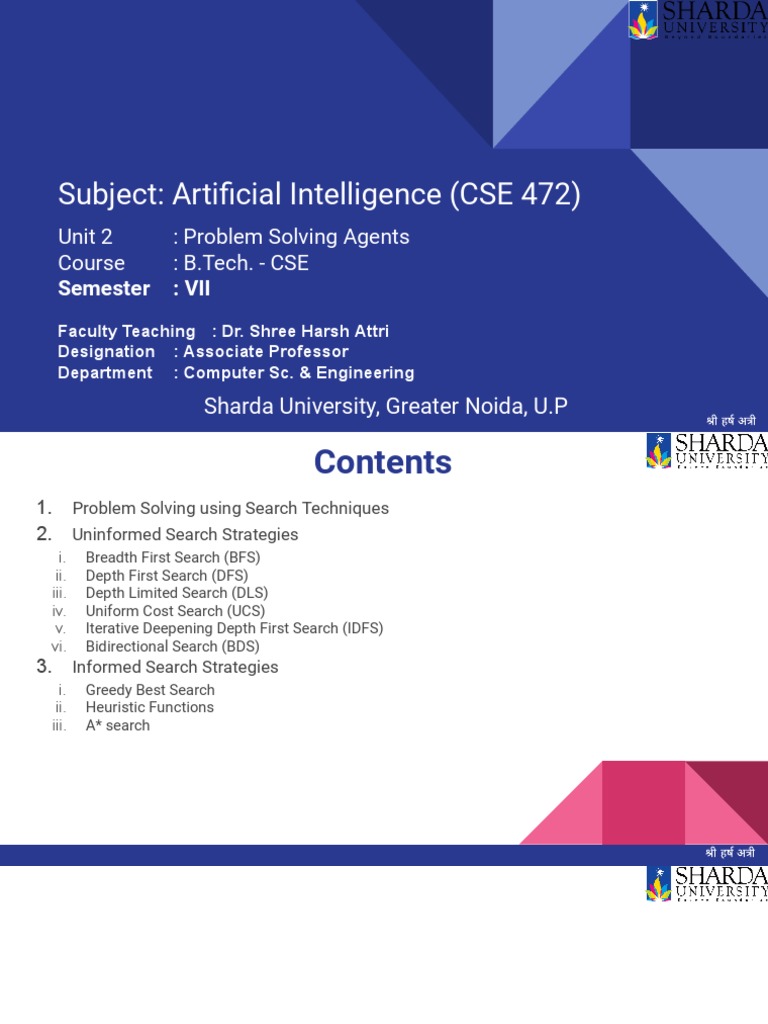 Unit 2 A Star Pdf Applied Mathematics Algorithms 