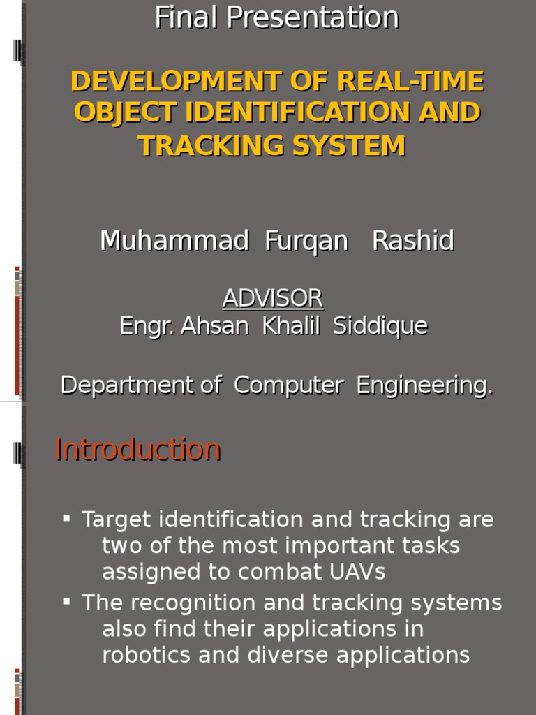 Development of Real-Time Object Identification and Tracking System | PDF | Statistical ...