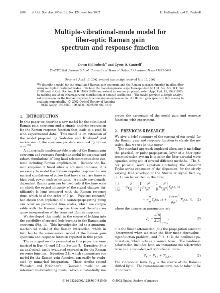 2002 - Hollenbeck, Cantrell - Multiple-Vibrational-Mode Model For Fiber ...