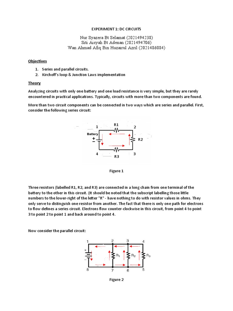 Experiment 1 (Phy547) | PDF | Electrical Network | Resistor