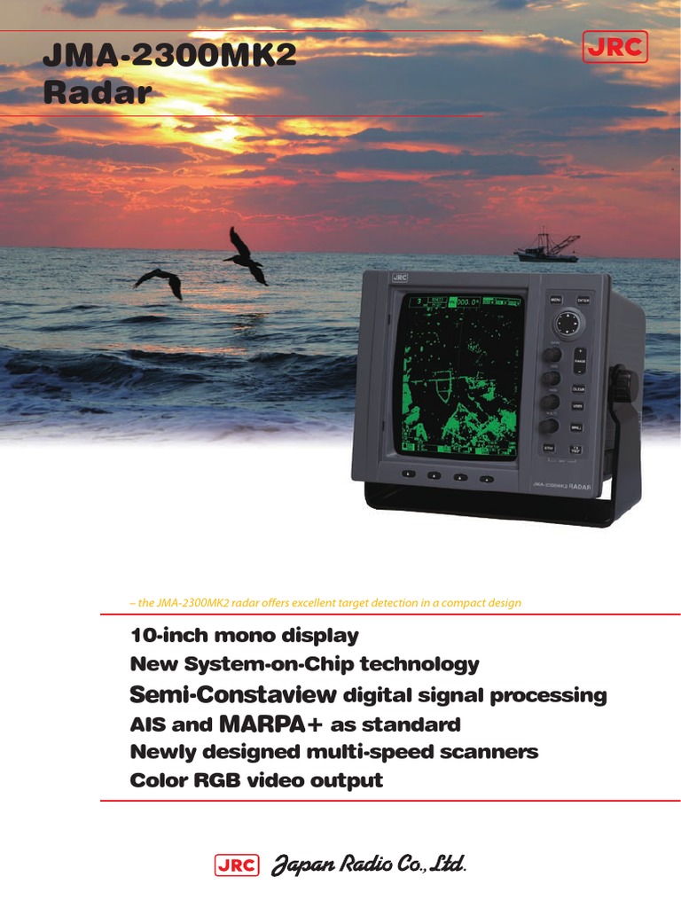 JMA-2300MK2 Marine Radar Series Specifications | PDF | System On A Chip ...