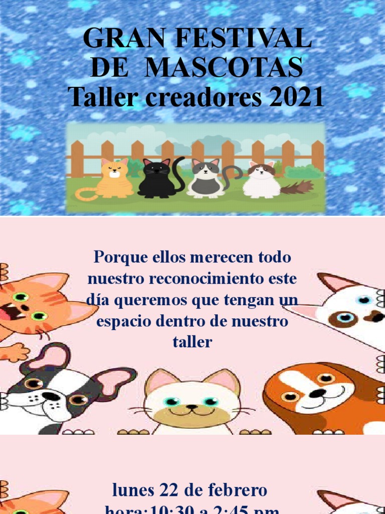 Festival de Mascotas | PDF