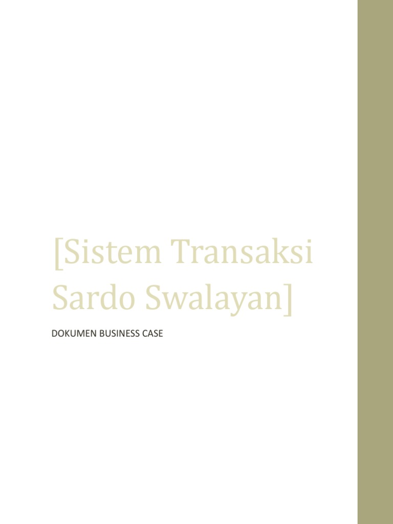 Optimasi Transaksi di Sardo Swalayan | PDF | Teknologi & Rekayasa