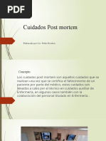 Tema 7 Cuidados Post Mortem | PDF | Enfermería