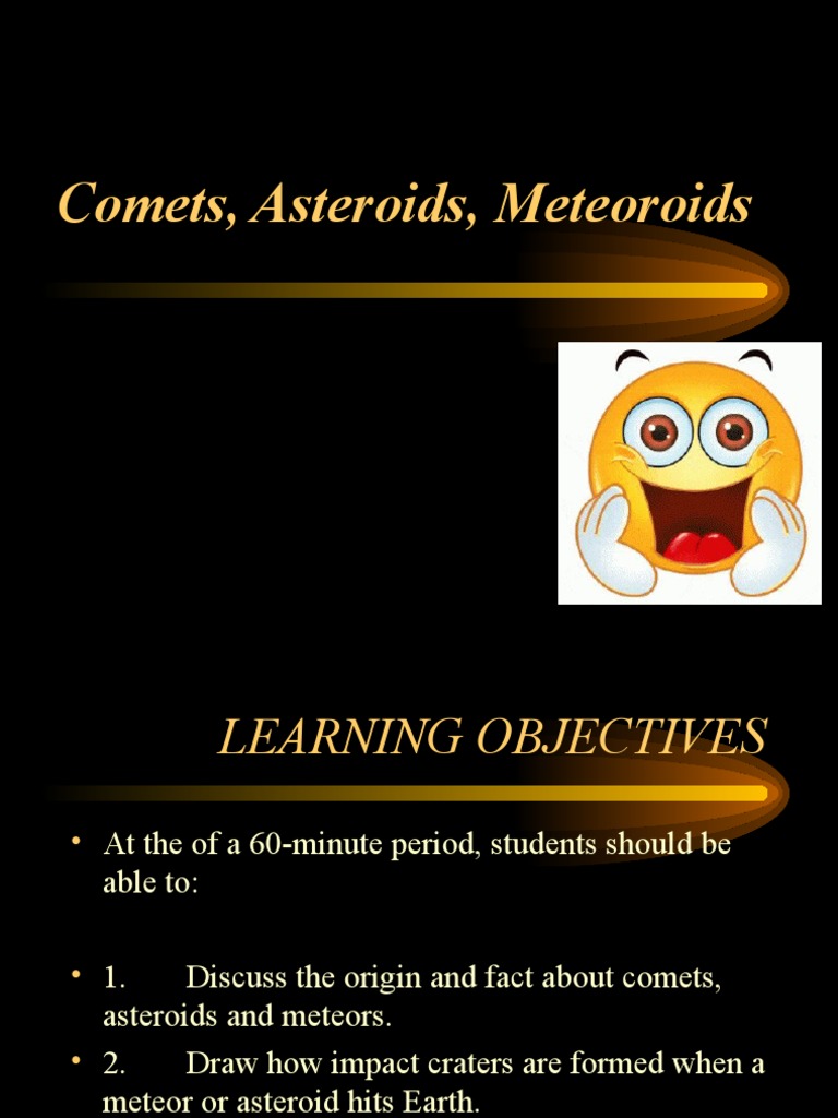 Understanding Comets, Asteroids, and Meteoroids | PDF | Meteoroid | Comet