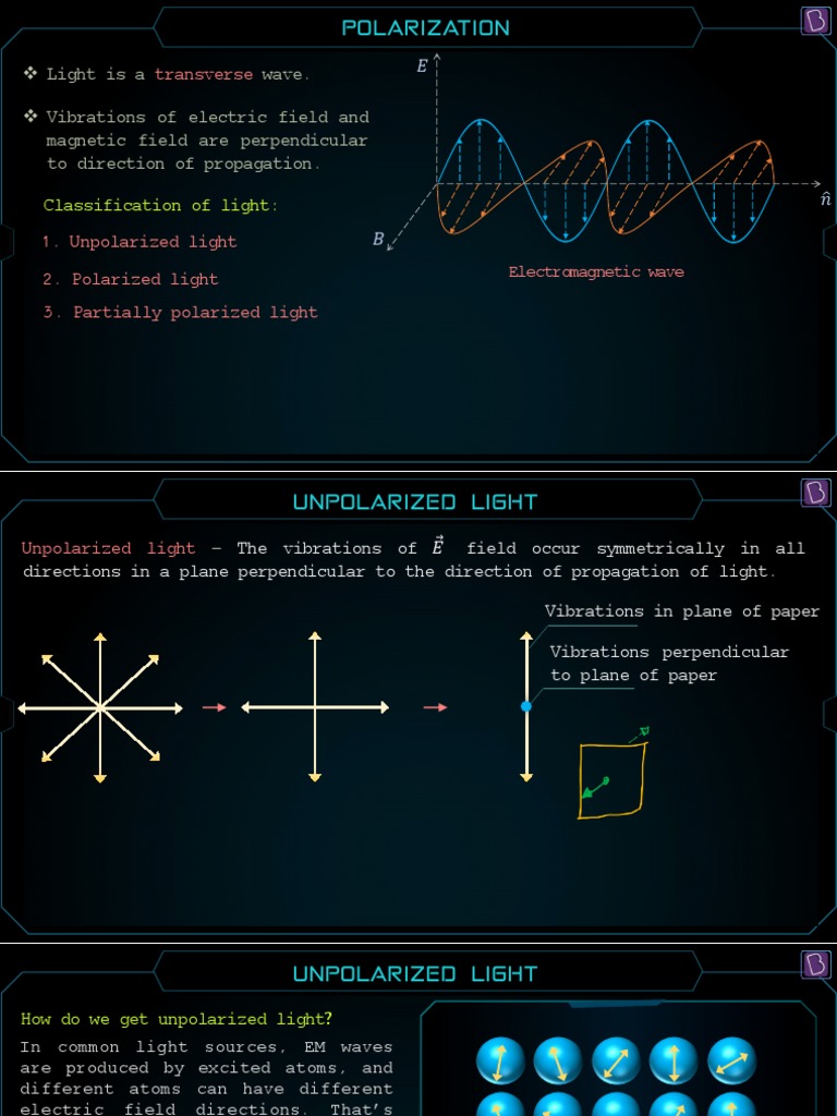 Polarization | Download Free PDF | Polarization (Waves) | Light