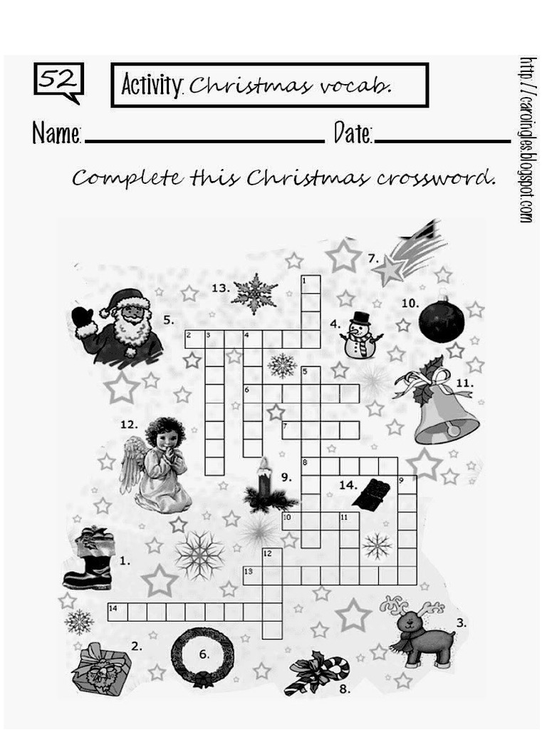 Crucigrama Navidad | PDF