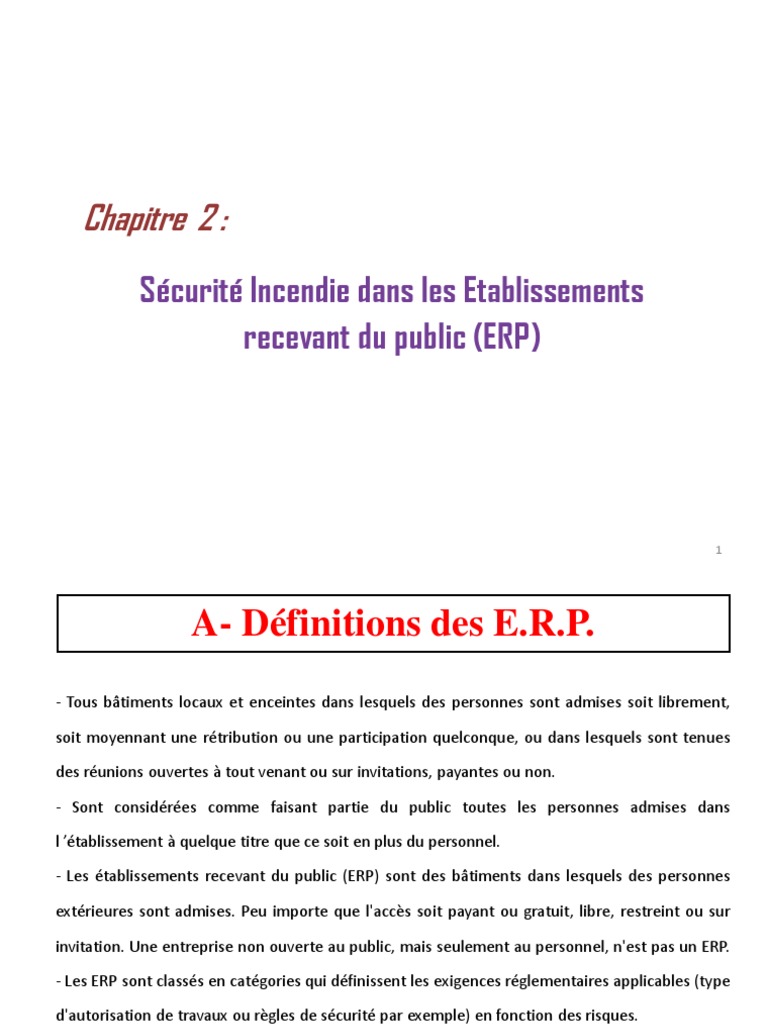Cours Sécurité Incendie Chap-2 | PDF | Feu | Lutte contre l'incendie