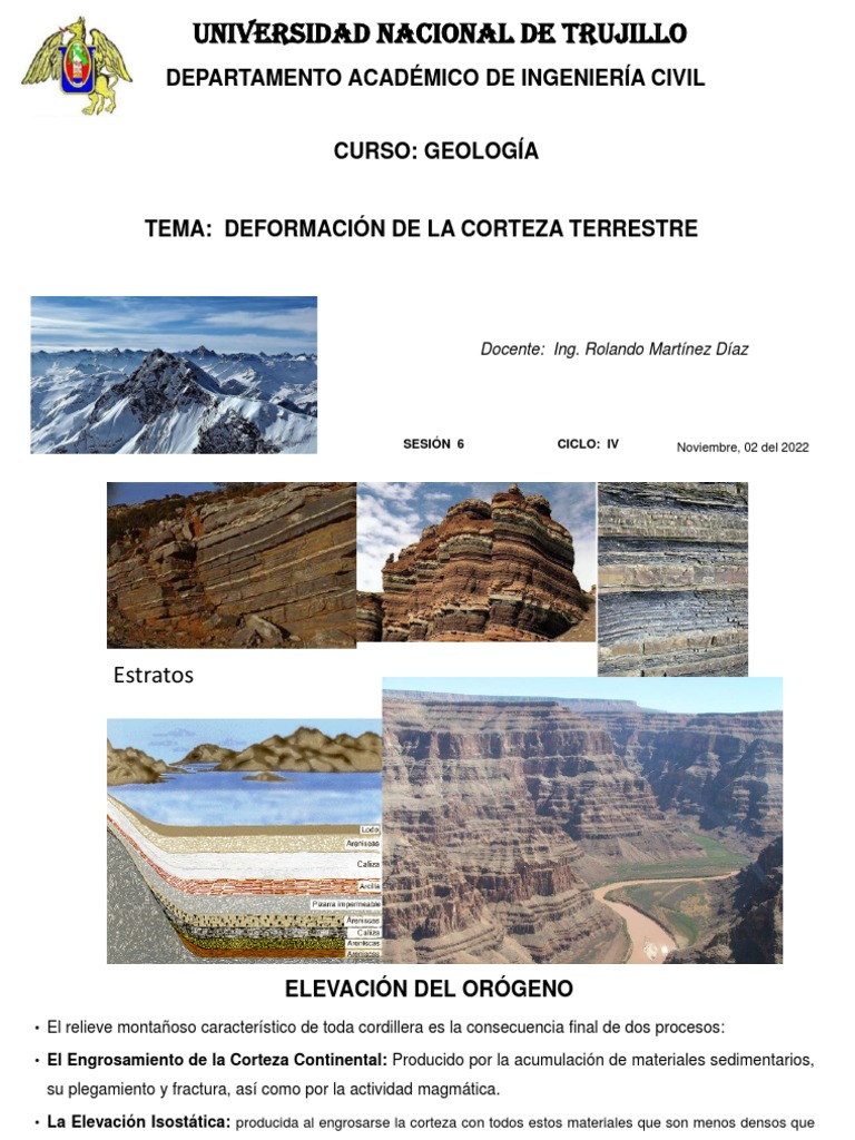 Sesión 6 - Geología | PDF | Falla (geología) | Fractura
