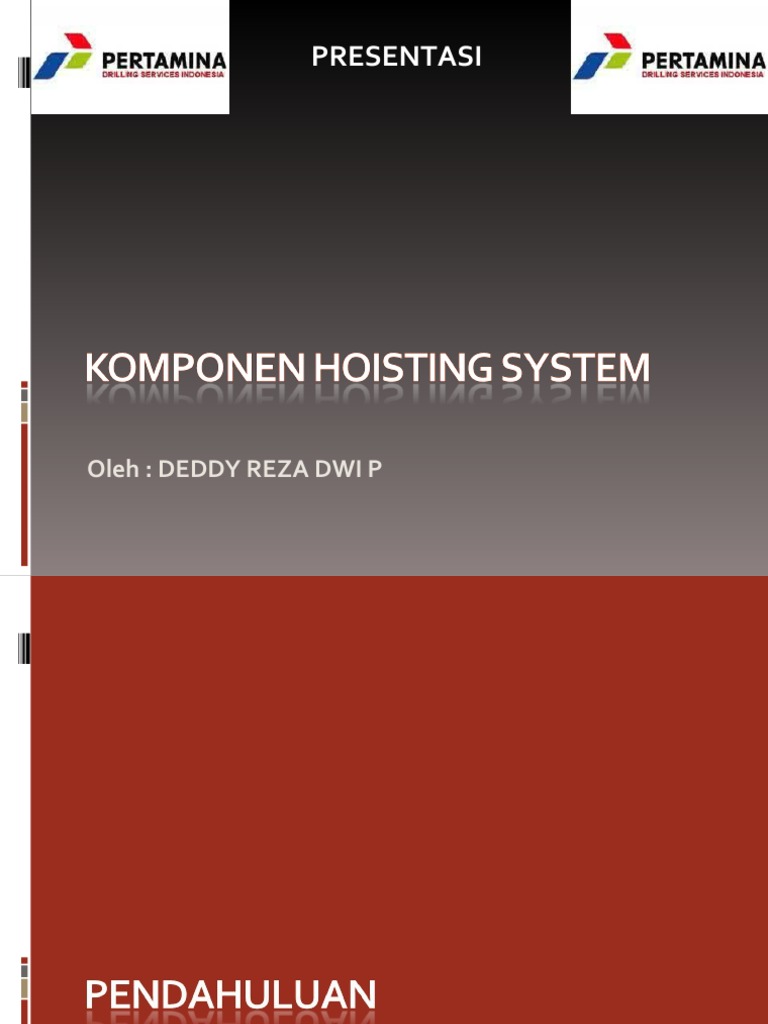 Komponen Hoisting System | PDF