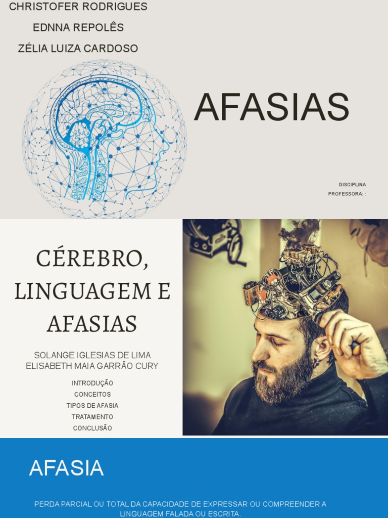 Seminário - Afasias | PDF | Neuropsicologia | Afasia