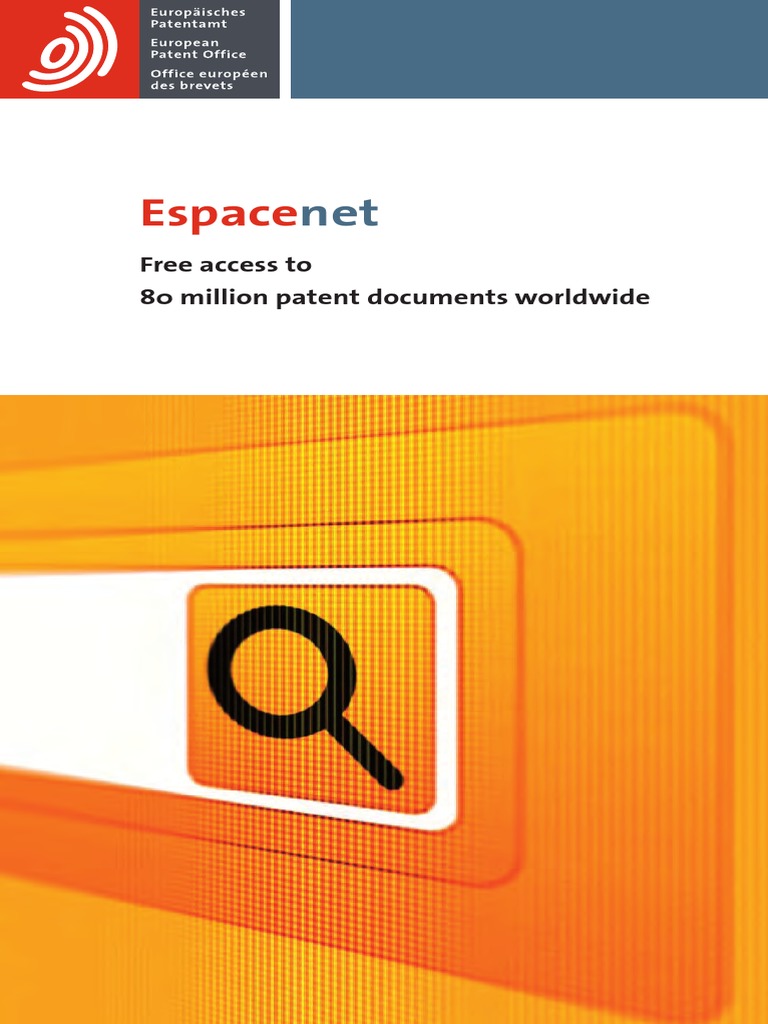 Espacenet Brochure en | PDF | Patent | Intellectual Works