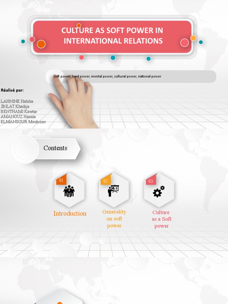 Culture As Soft Power in International Relations: Réalisé Par | PDF ...