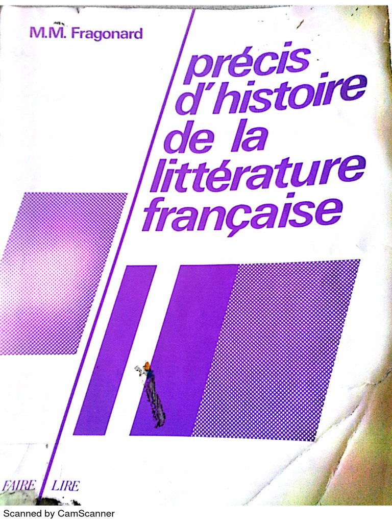Précis D'histoire de La Littérature Française Completo | PDF