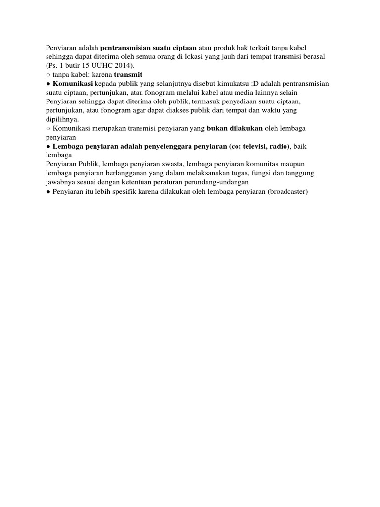 Materi Penyiaran | PDF