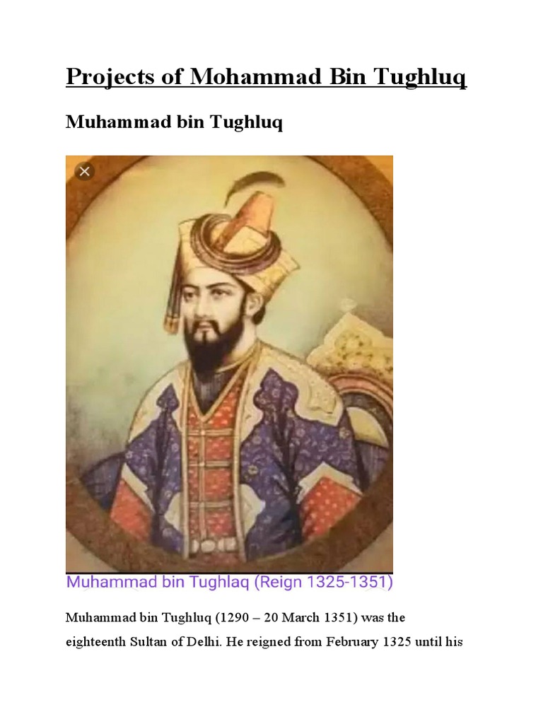 Failed Projects of Muhammad Bin Tughluq | PDF | Money | Currency