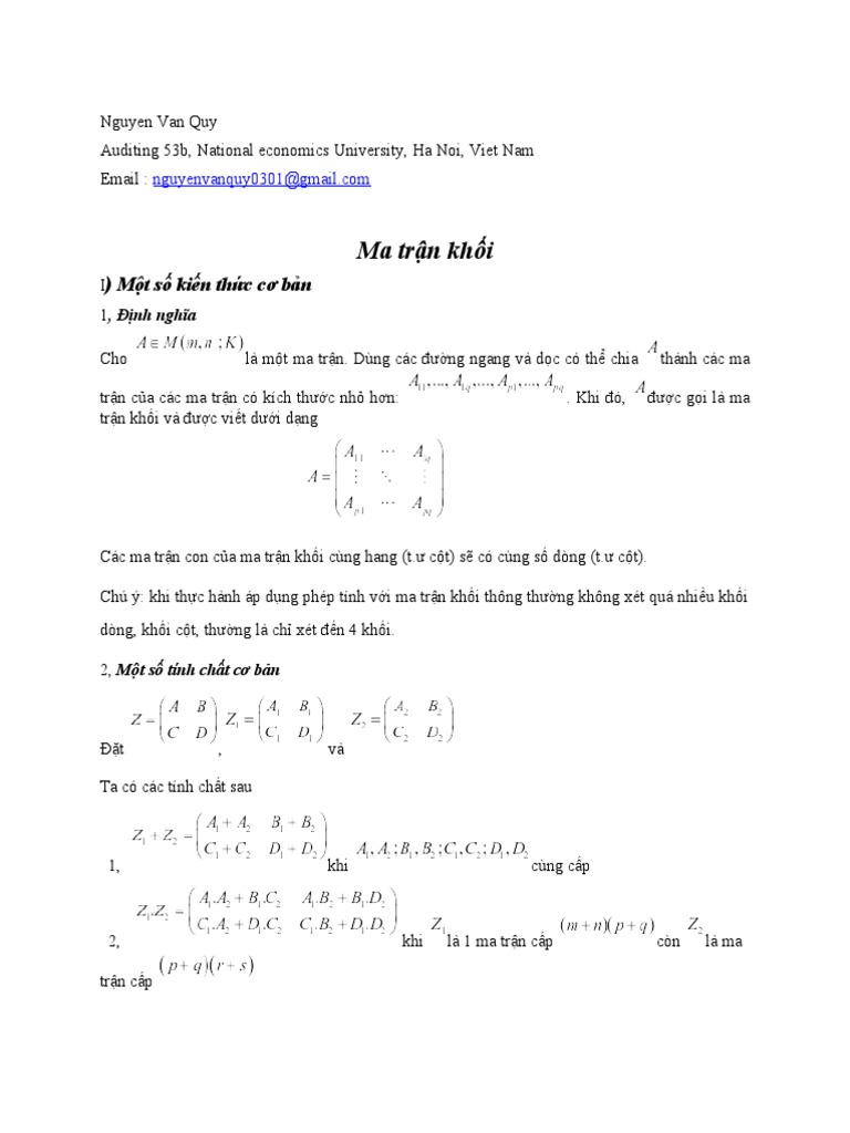 Ma Tran Khoi | PDF
