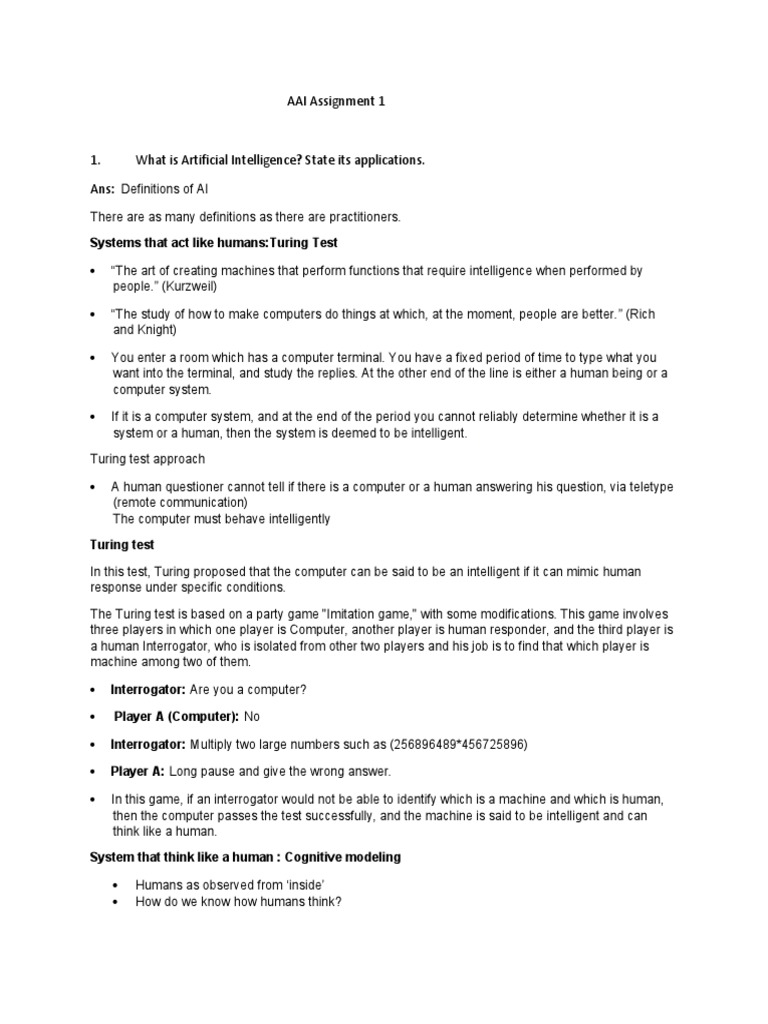 AAI Assignment 1 (5 Files Merged) | PDF | Bayesian Network | Artificial ...