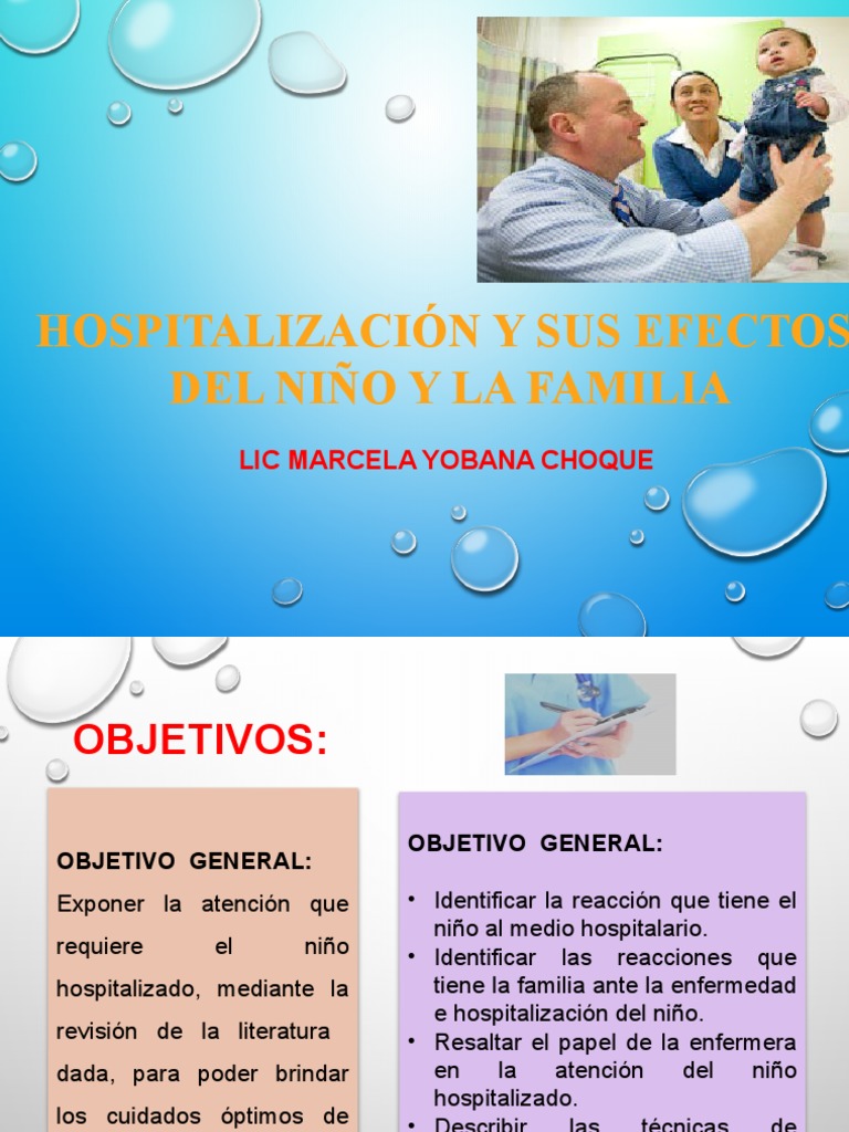3.-Hospitalizacion y Su Efecto | PDF | Hospital | Enfermería
