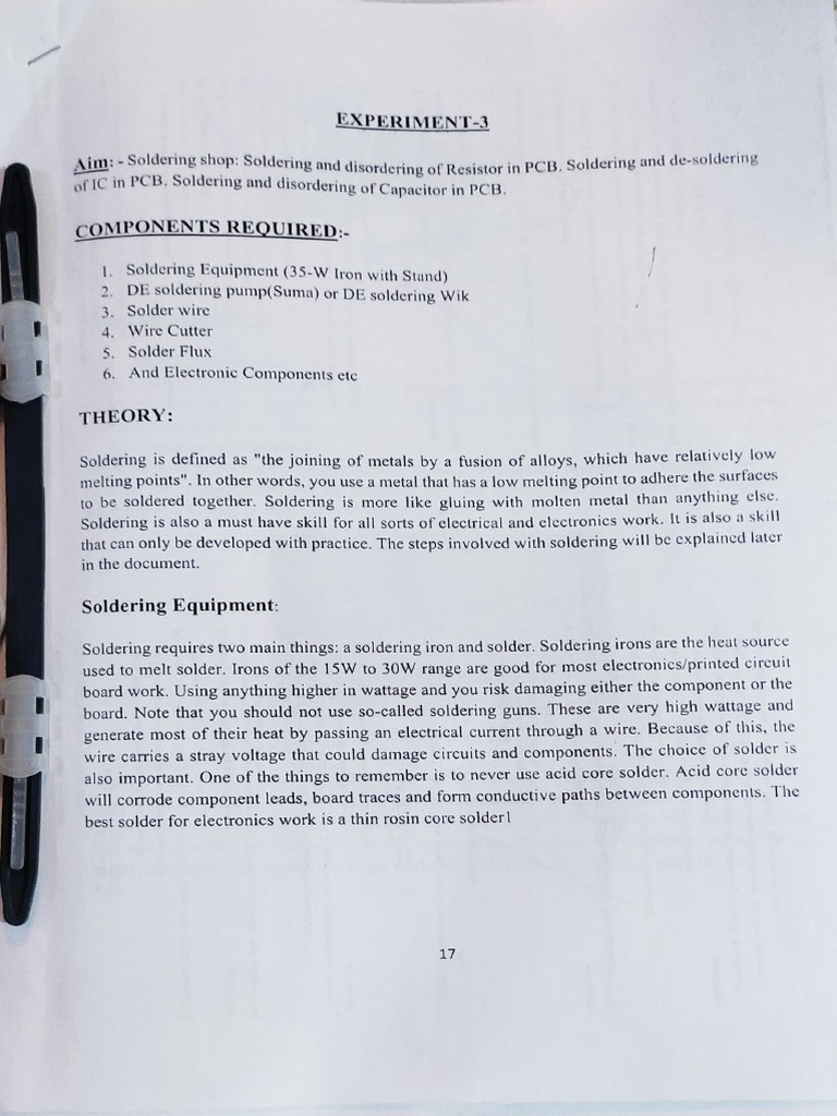 Mastering Soldering Skills: A Comprehensive Guide to Soldering Components onto Printed Circuit ...
