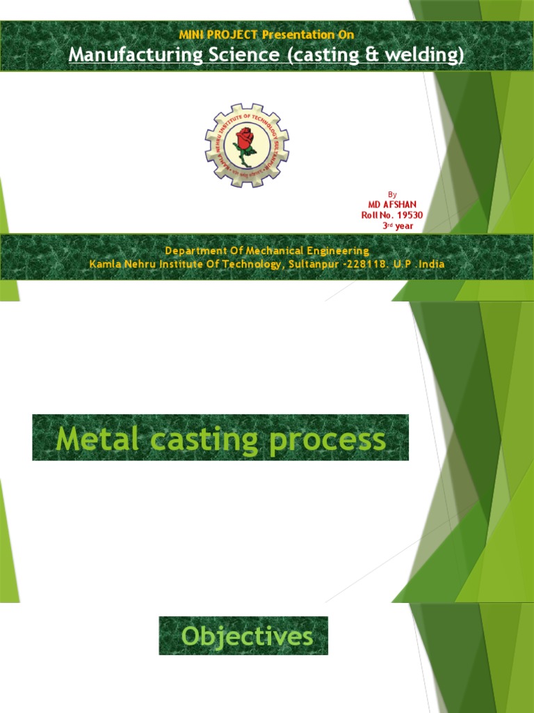 Overview of Casting and Moulding Processes | PDF | Casting ...
