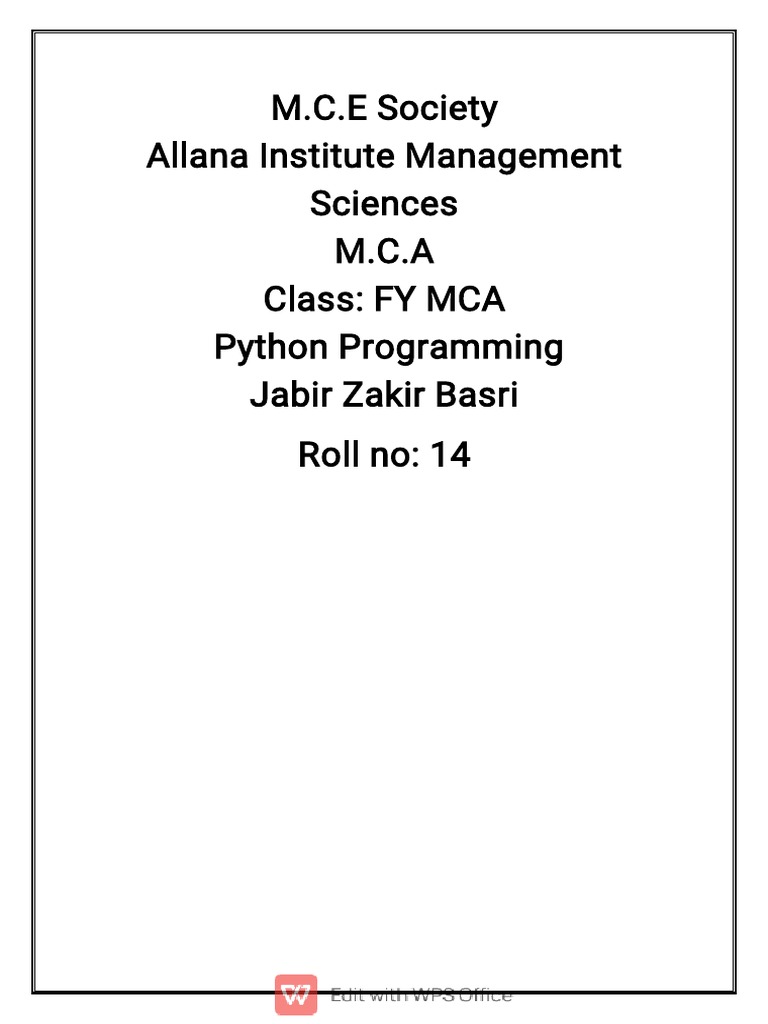 Python Practical Book | Download Free PDF | Control Flow | Parameter (Computer Programming)