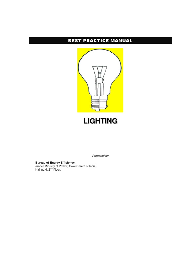 Best Practice Manual-Lighting | PDF