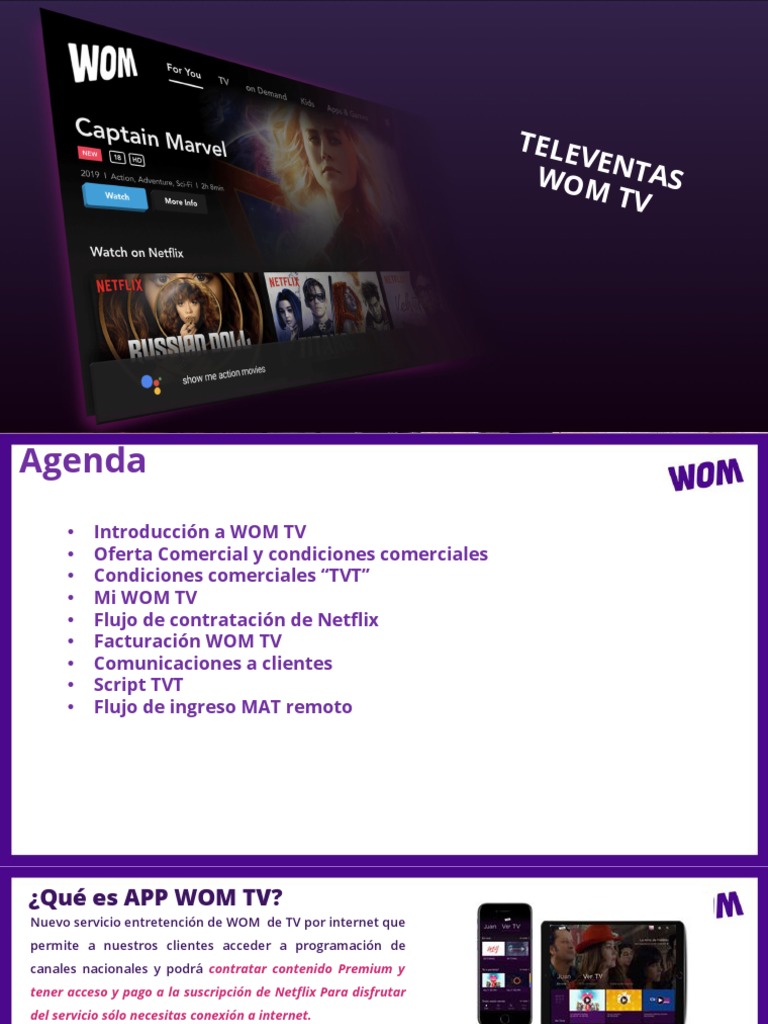 5 - Introducción A WOM TV | PDF | Aplicación movil | Informática