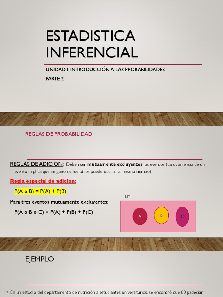 Mat 260 Unidad 1 Parte 2 2020 | PDF | Probabilidad | Objetos matemáticos