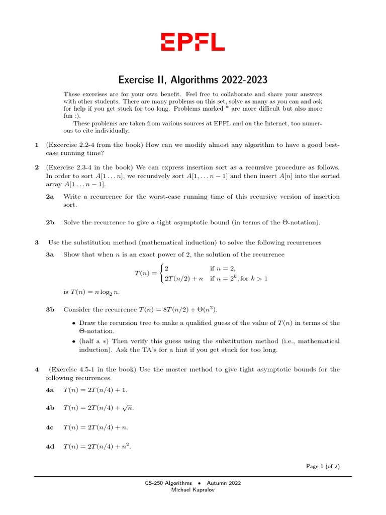 Exercise 2 | PDF | Mathematical Logic | Mathematics