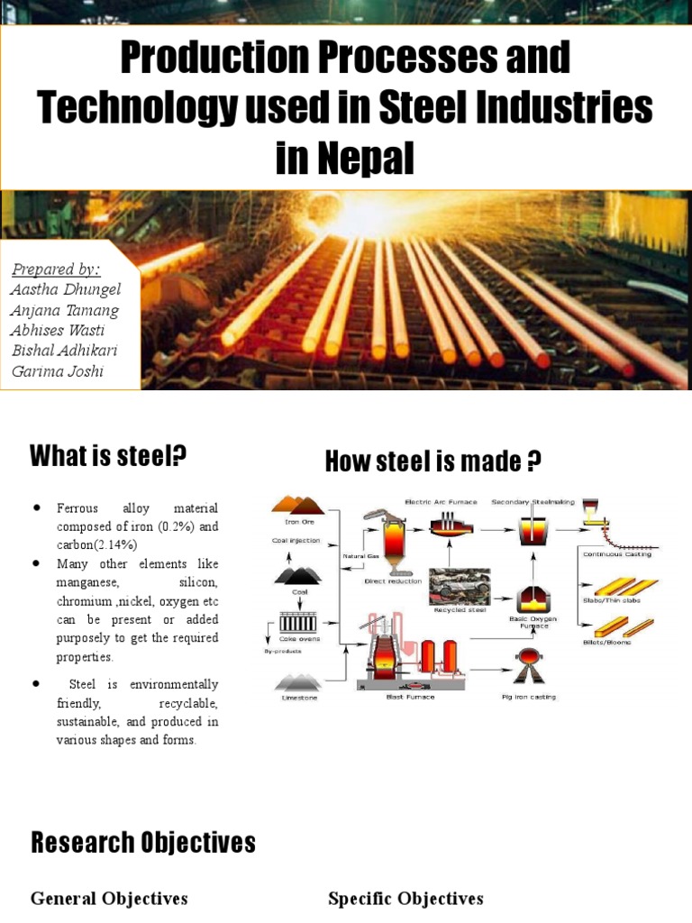 Steel Production Processes in Nepal | PDF | Steel | Sheet Metal