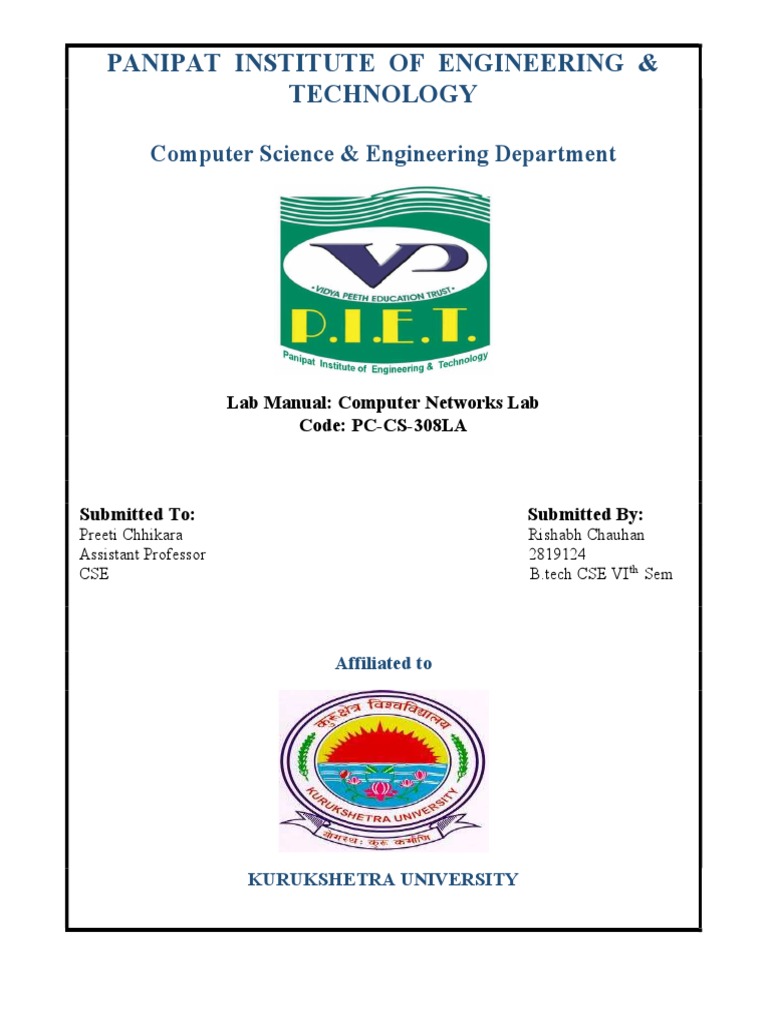 Computer Networks Practical | PDF | Transmission Control Protocol | Network Protocols