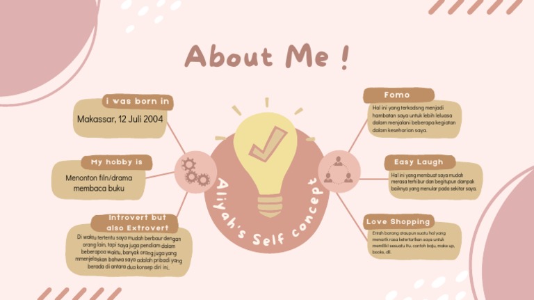 Brown and Pink Creative Playful Marketing Strategy Mindmap Brainstorm | PDF