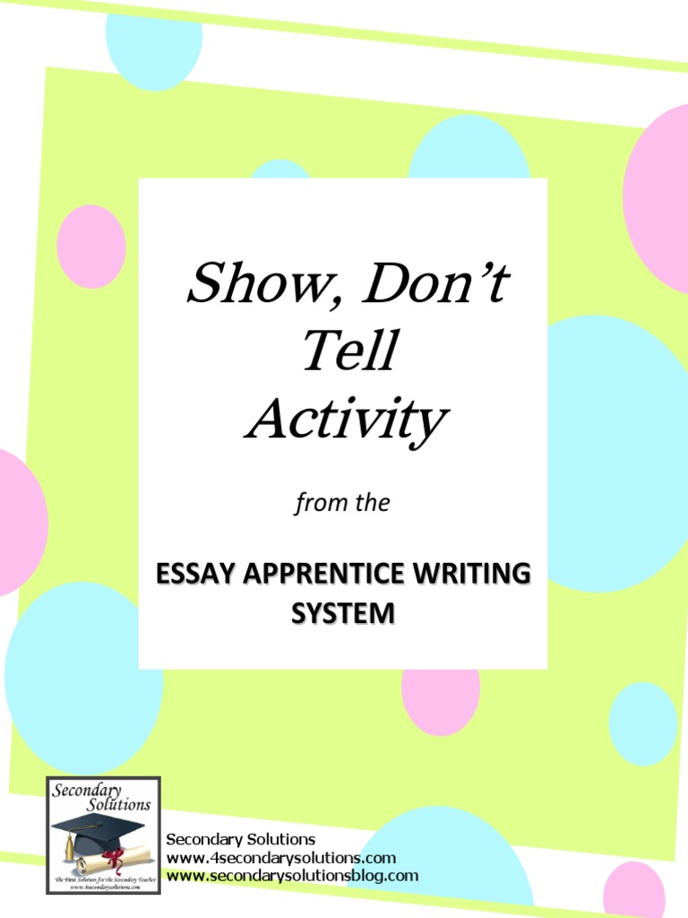 Show Dont Tell | PDF | Human Communication | Cognition