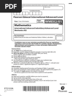 Edexcel A Level Maths Mock Set 4 Mechanics | PDF | Force | Acceleration
