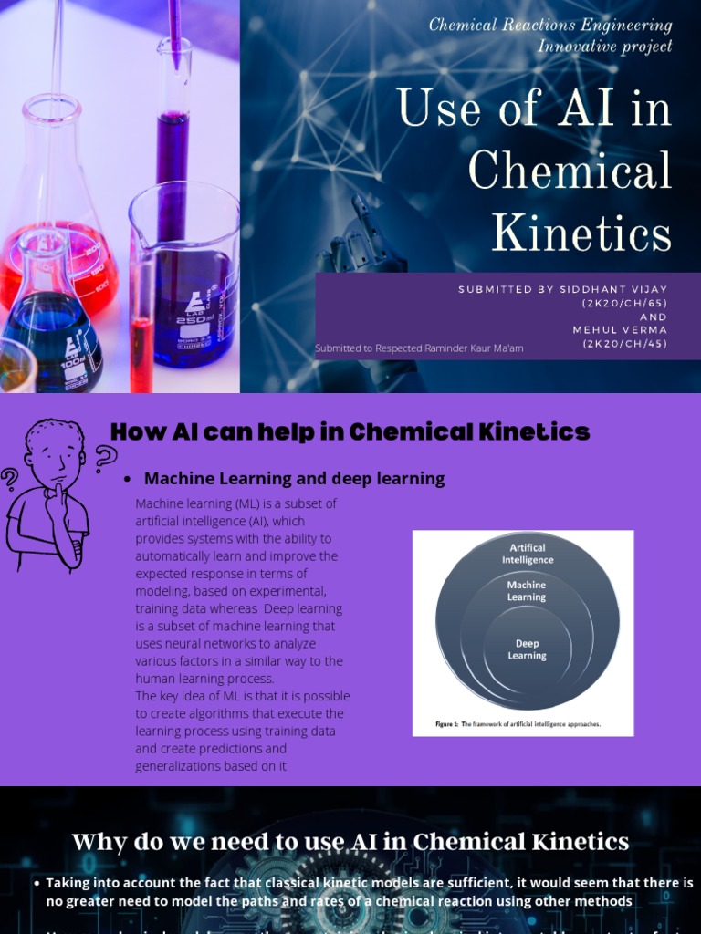 Chemical Reactions Engineering Innovative Project | PDF | Artificial ...