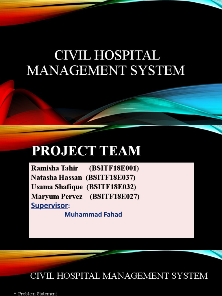 Civil Hospital Management System | PDF | Hospital | Computing