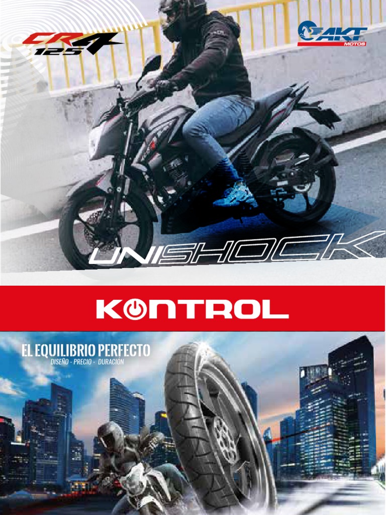 Manual de Usuario CR4 125 | PDF | Motocicleta | Neumático