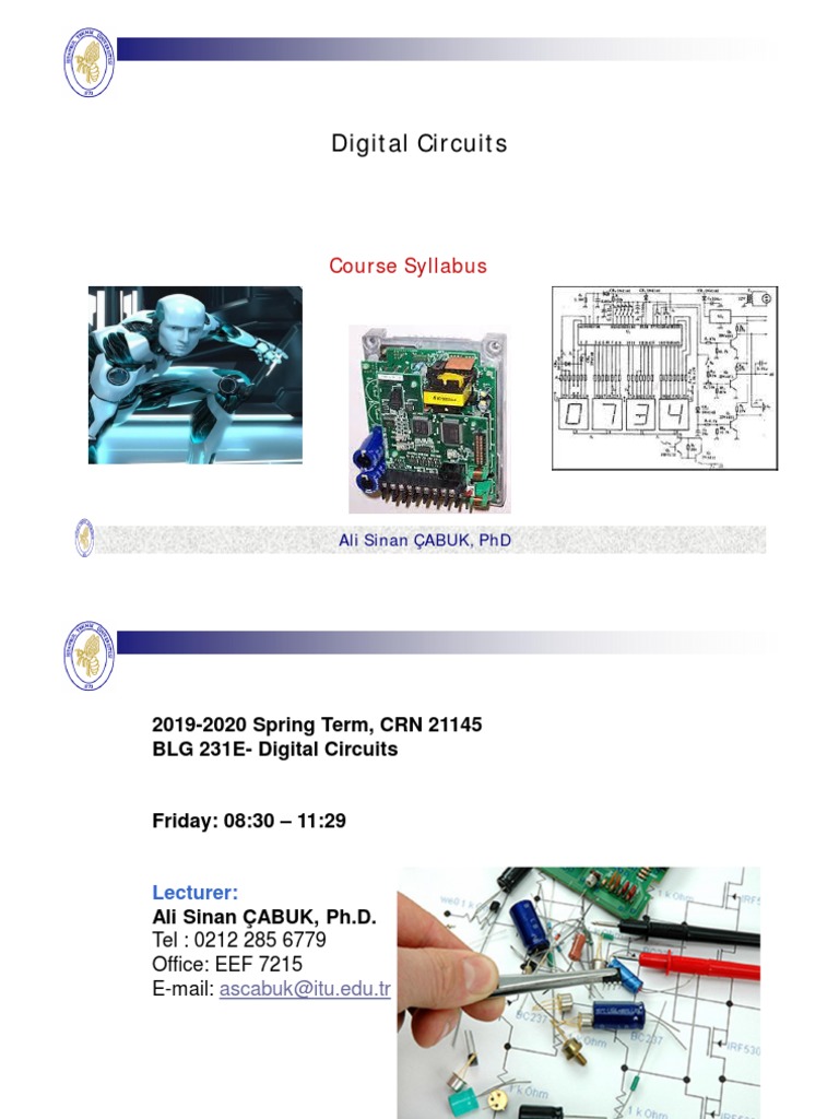 Blg231e 0 Course Plan | PDF