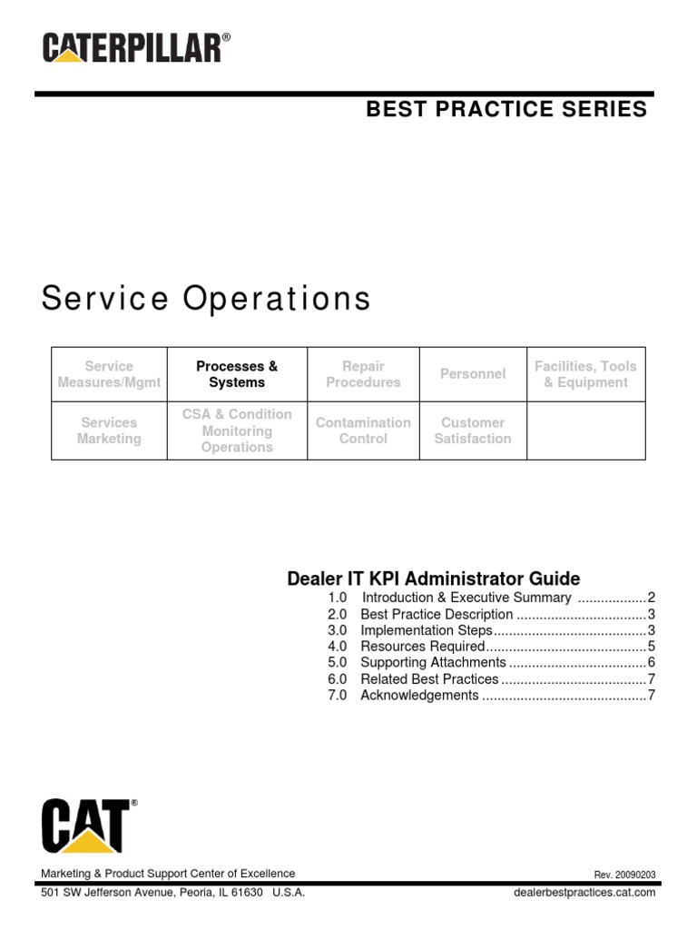 Dealer IT KPI Administrator Guide | PDF | Performance Indicator | Information Technology Management