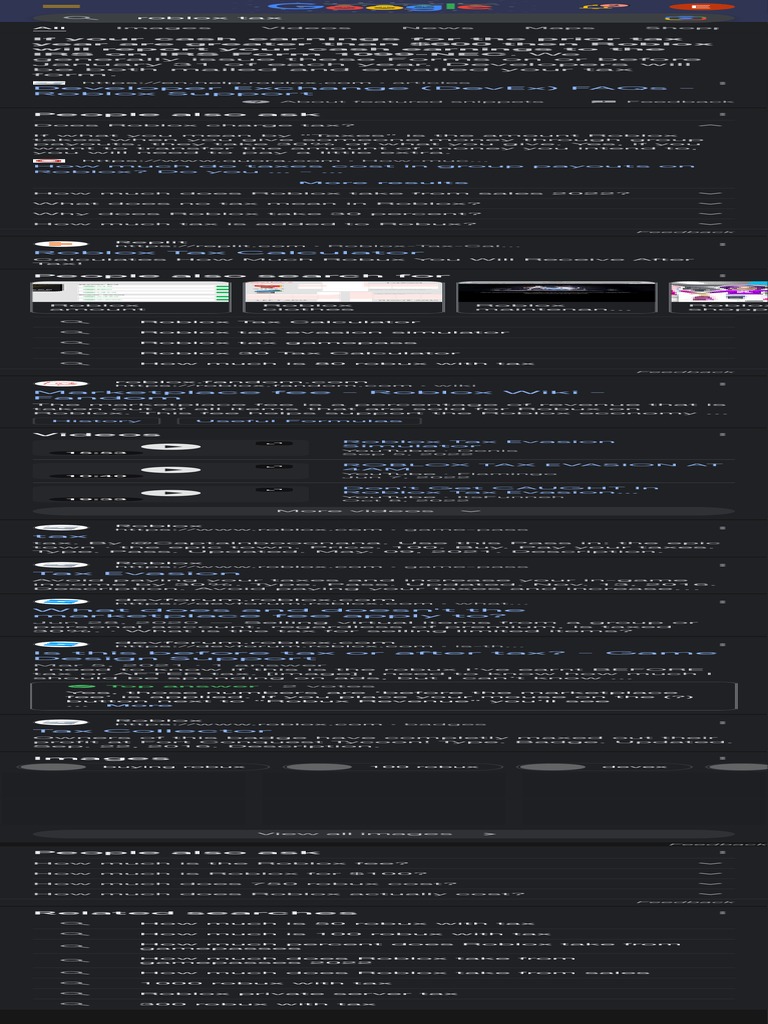 Roblox Tax - Google Search | PDF | Taxes | Internal Revenue Service