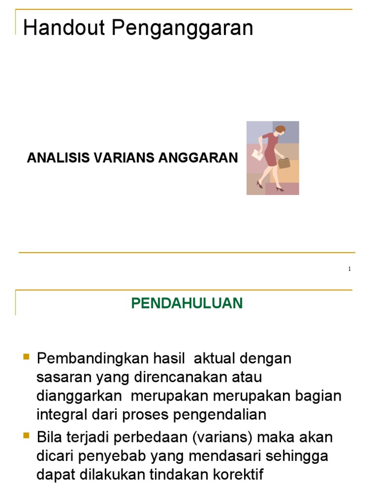 Analisis Varians Anggaran | PDF