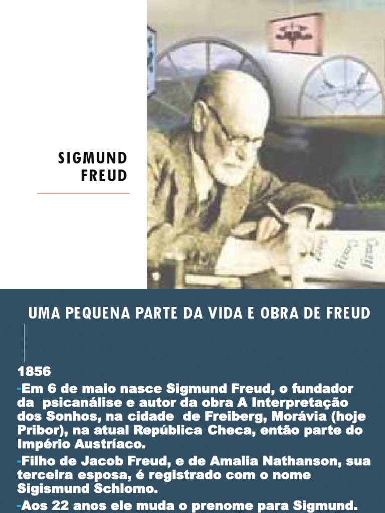 Uma breve biografia de Sigmund Freud: da infância na Morávia até os ...