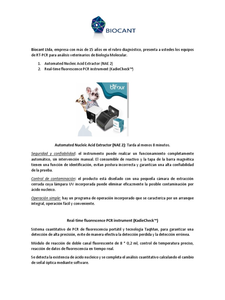 LP Bifour Biocant Ltda 2022-v4 | PDF | Reacción en cadena de la polimerasa | Ciencias de la vida