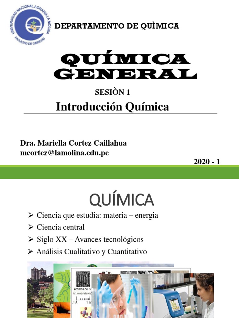 SESION 1-Introduccion Quimica | PDF | Química | Importar SESION 1-Introduccion Quimica | PDF | Química | Importar