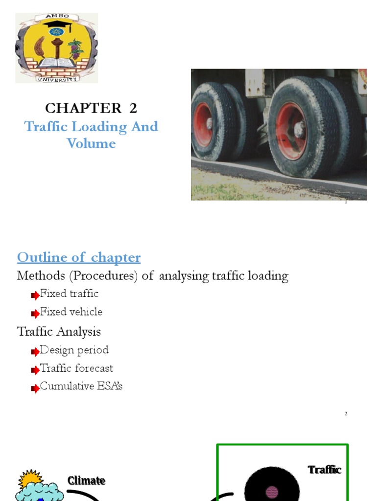 CH 2, Traffic Loading | PDF | Road | Truck