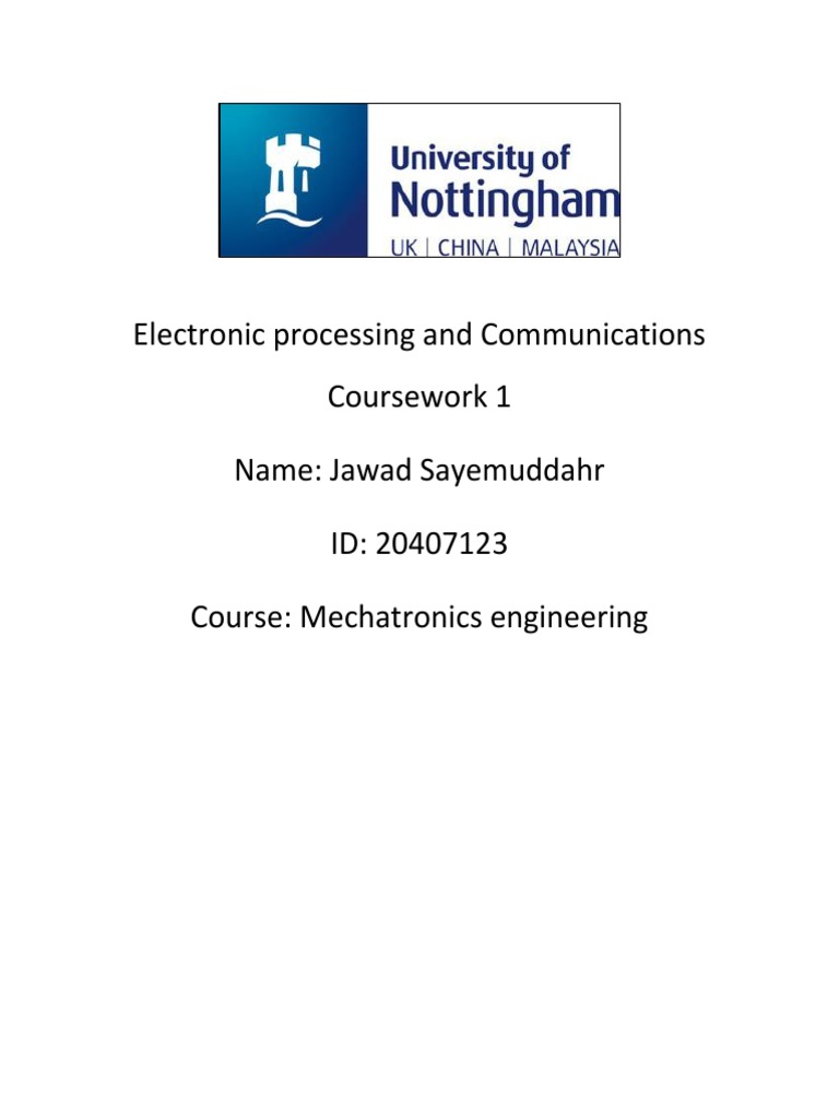 Epc CW | PDF | Electrical Engineering | Telecommunications Engineering